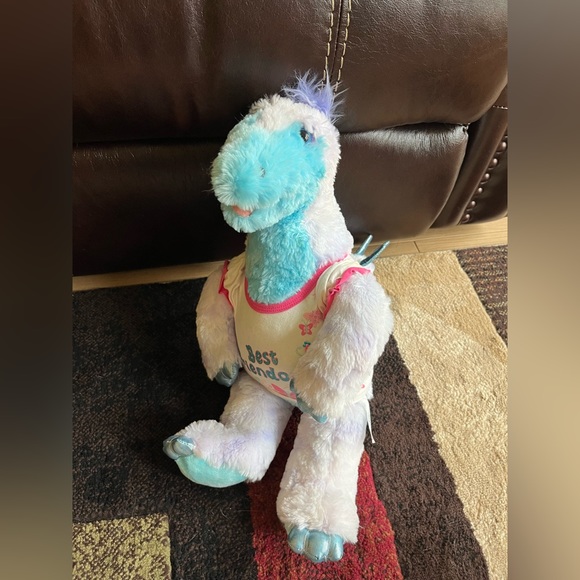 Build-A-Bear | Toys | Build A Bear Workshop Purple Blue Dinosaur With ...